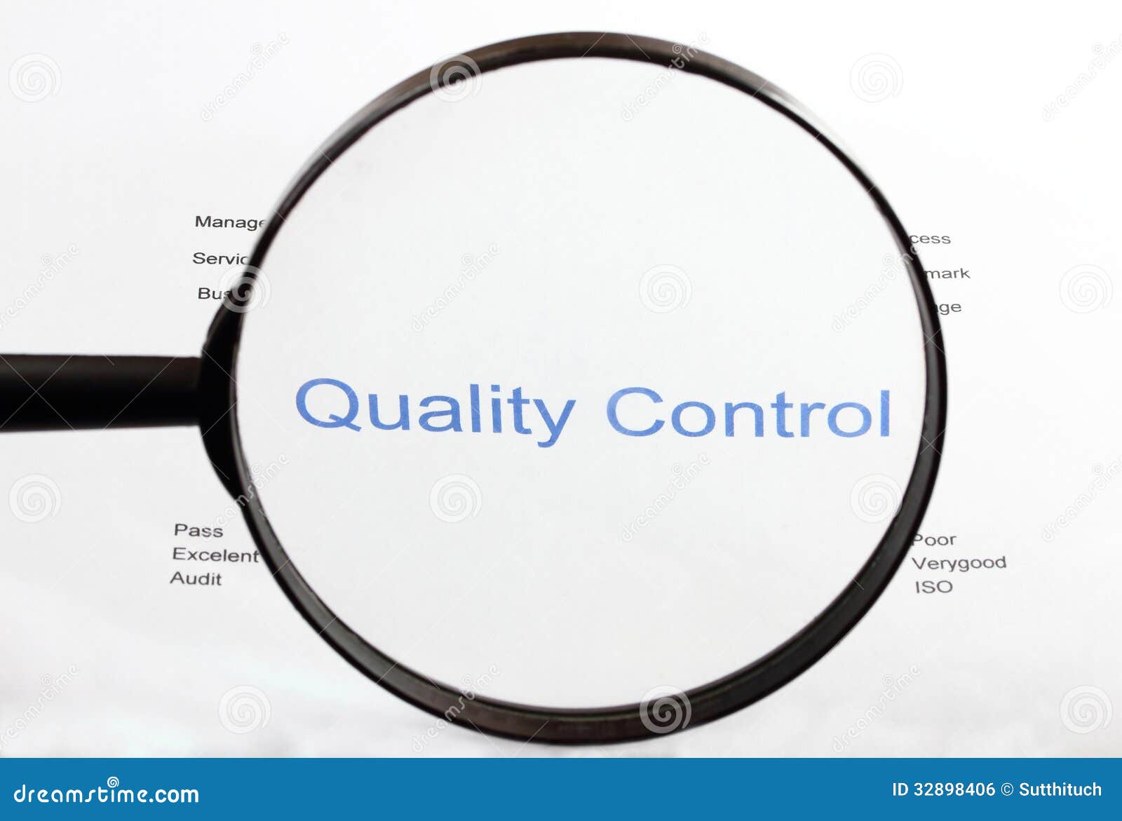 Kwaliteitscontrole stock foto. Image of beheer, goedkeuring - 32898406