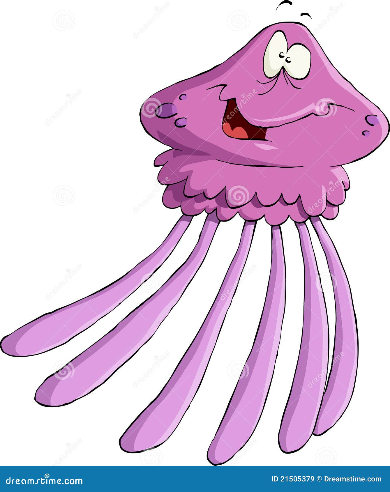 Kwallen vector illustratie. Illustration of overzees - 21505379