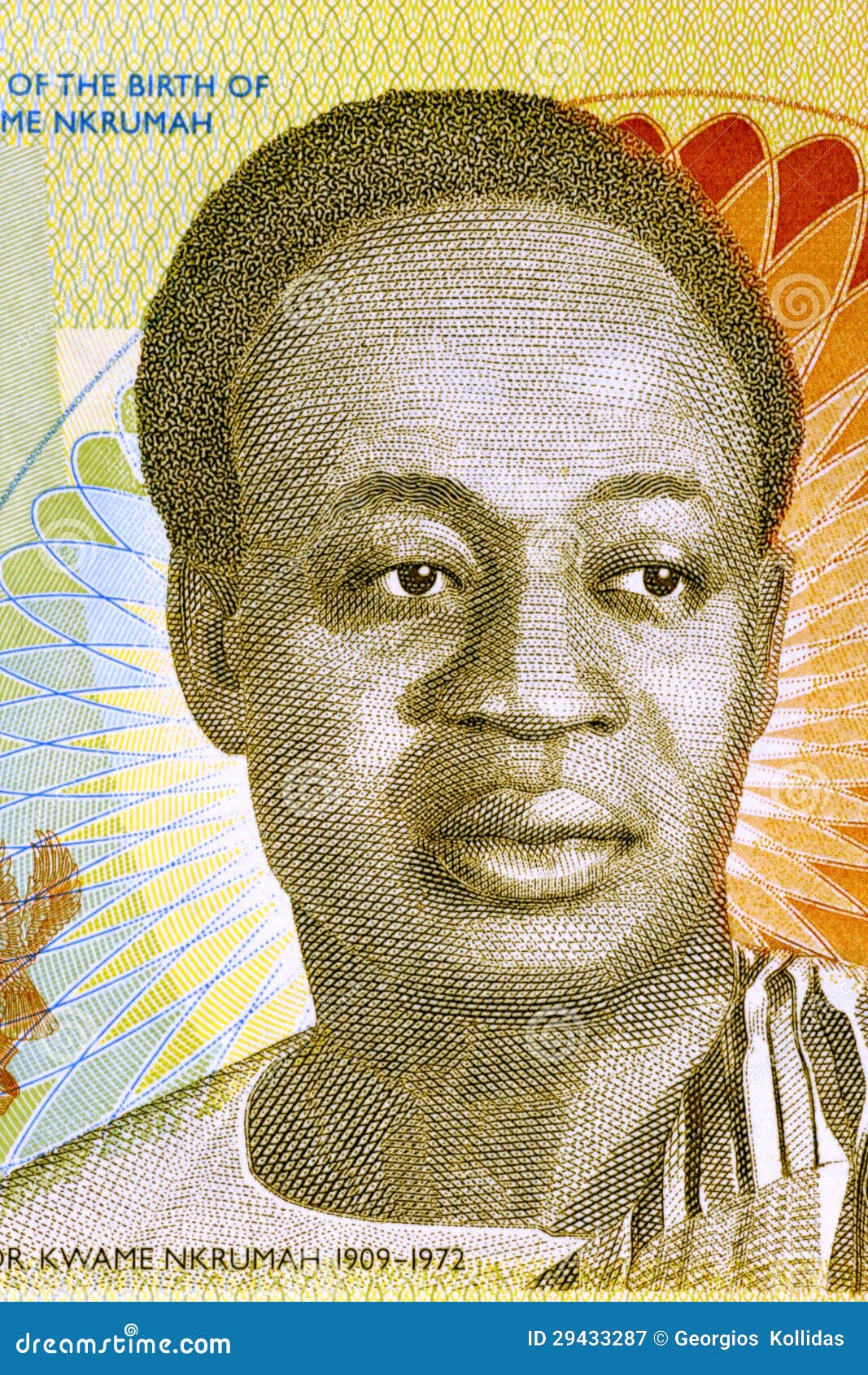 Kwame Nkrumah editorial photography. Image of crisp, note - 29433287