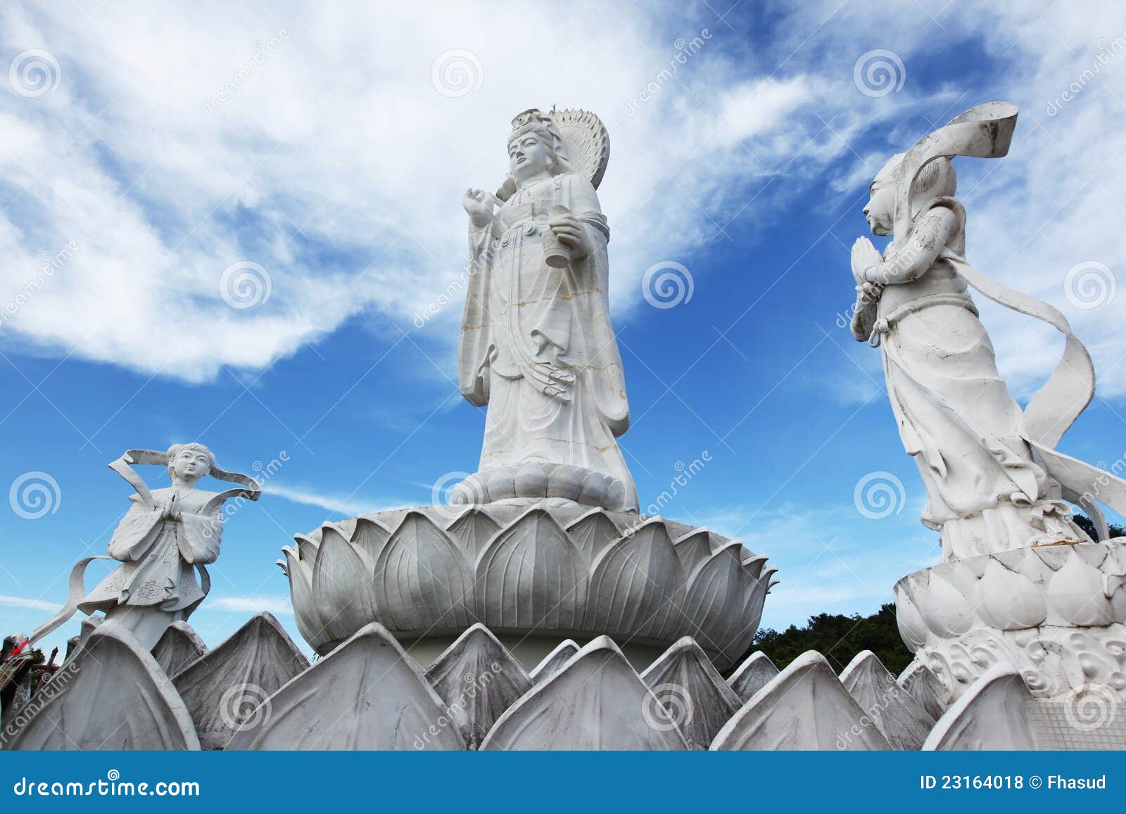 The Chinese Goddess Statue Named Guan Yin, That Thai Representation Of ...