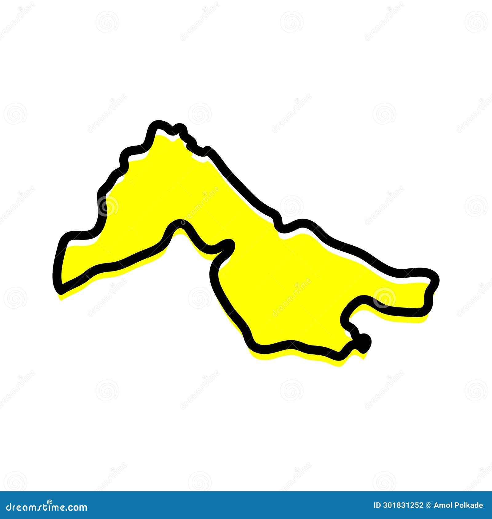 Kwara State of Nigeria Vector Map Illustration Stock Illustration ...