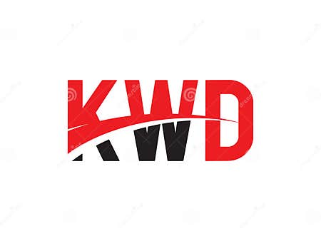 KWD Letter Initial Logo Design Stock Vector - Illustration of isolated ...