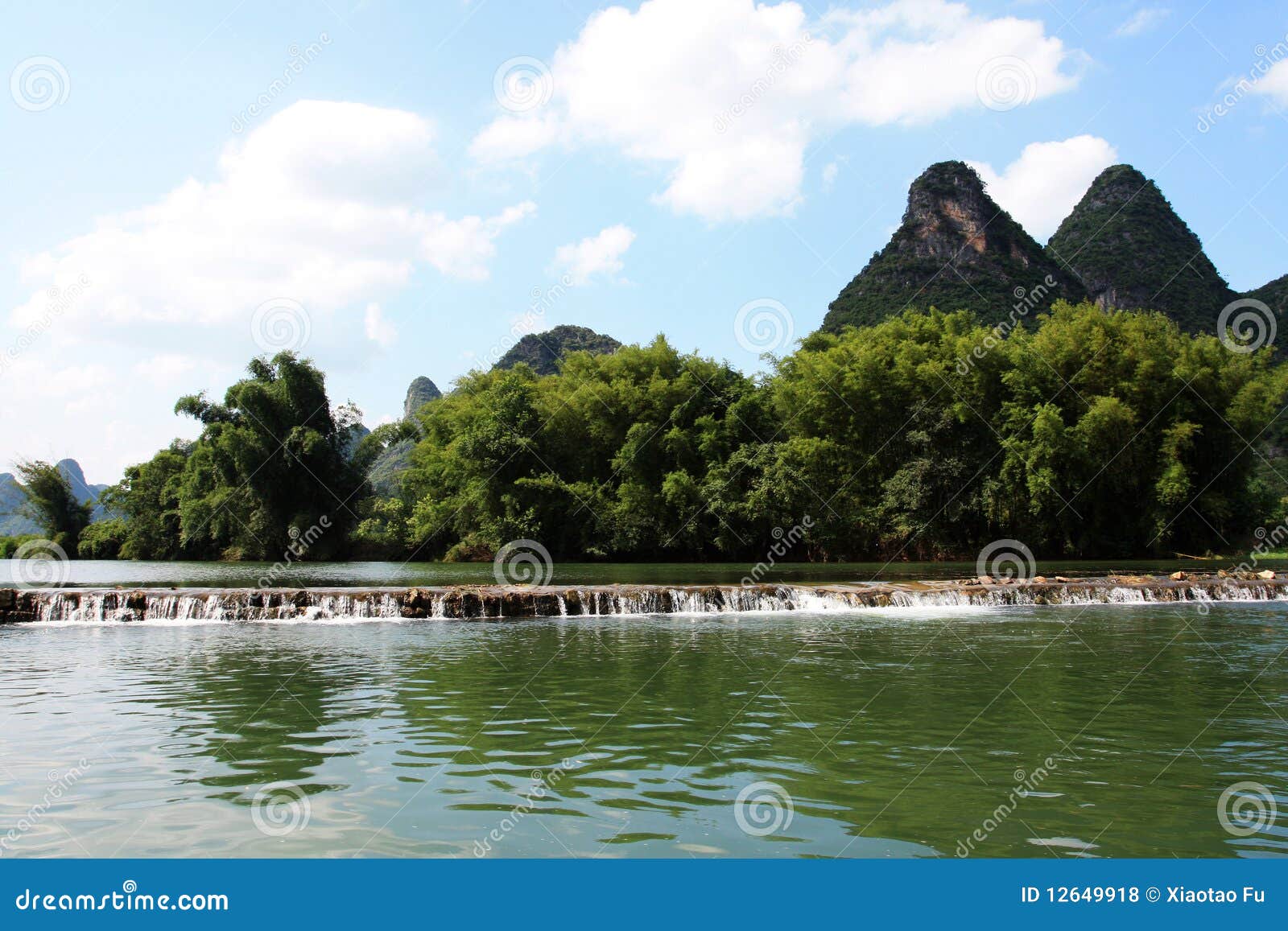 Kweilin stock photo. Image of landscape, promontory, mountain - 12649918