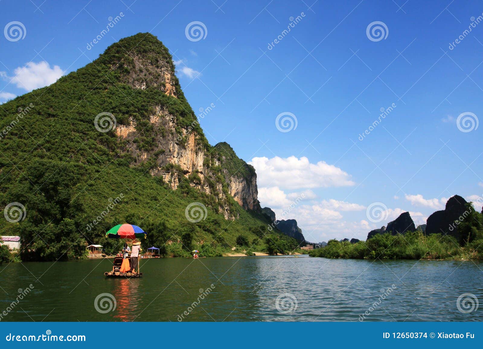 Kweilin stock photo. Image of hill, landscape, asia, china - 12650374