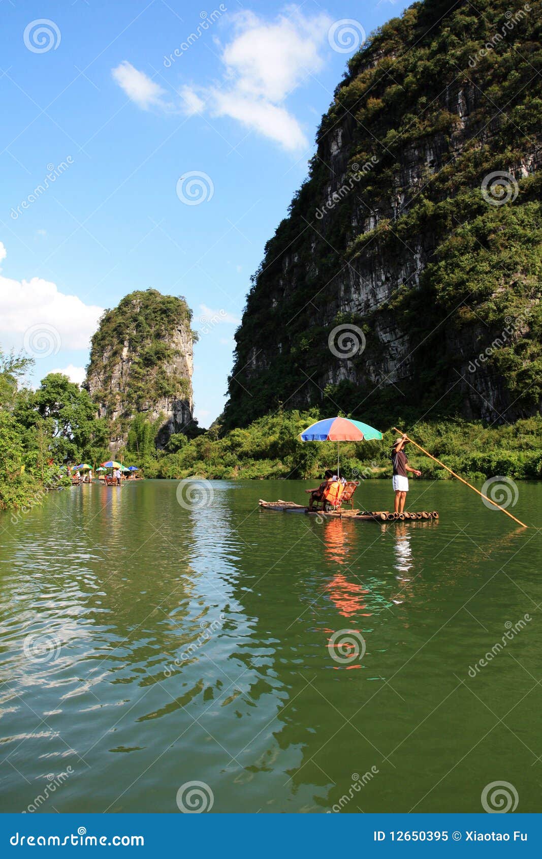 Kweilin stock image. Image of waterway, jungle, water - 12650395