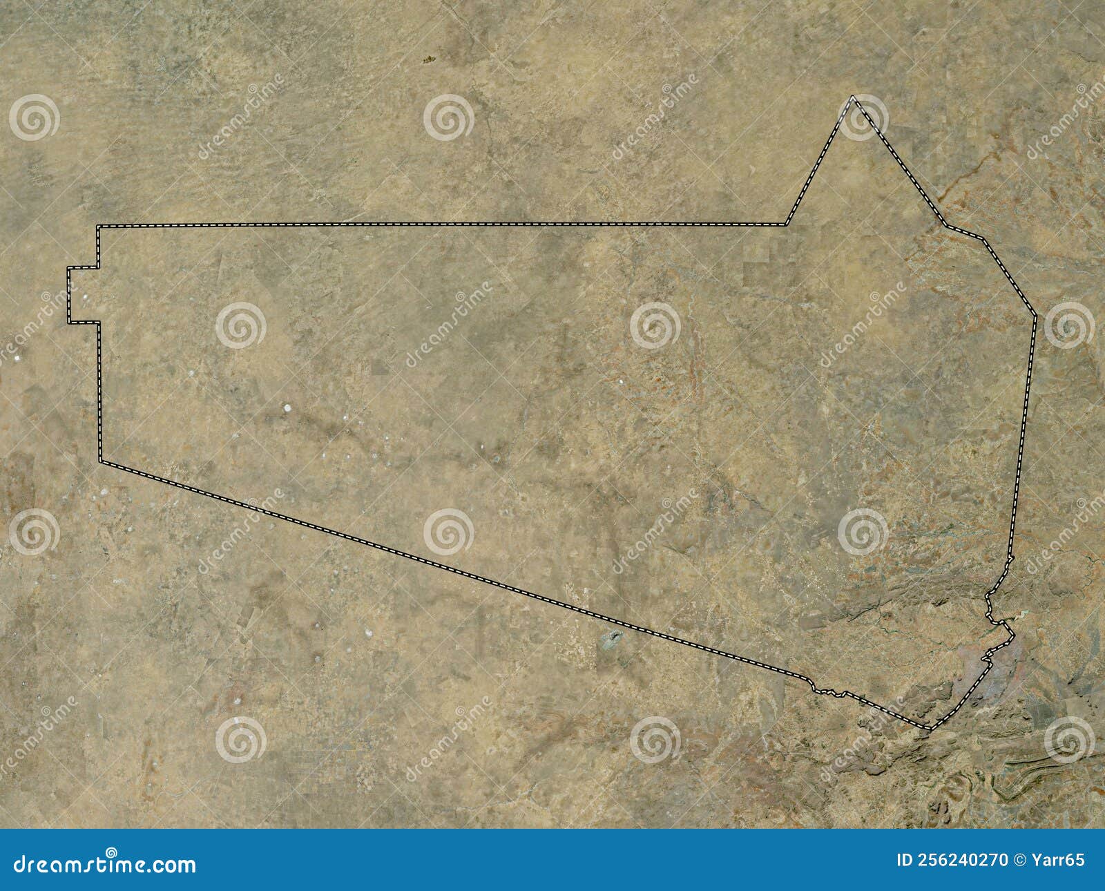 Kweneng, Botswana. High-res Satellite. No Legend Stock Illustration ...