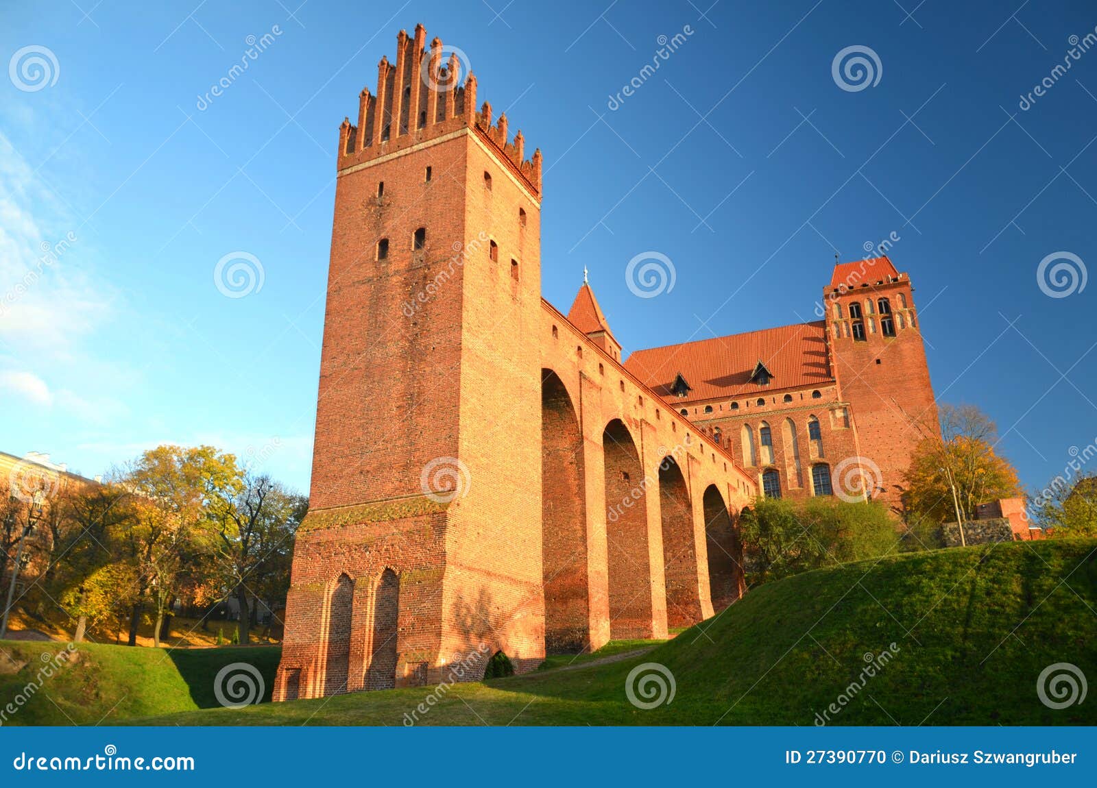 Kwidzyn cathedral, Poland stock photo. Image of blue - 27390770