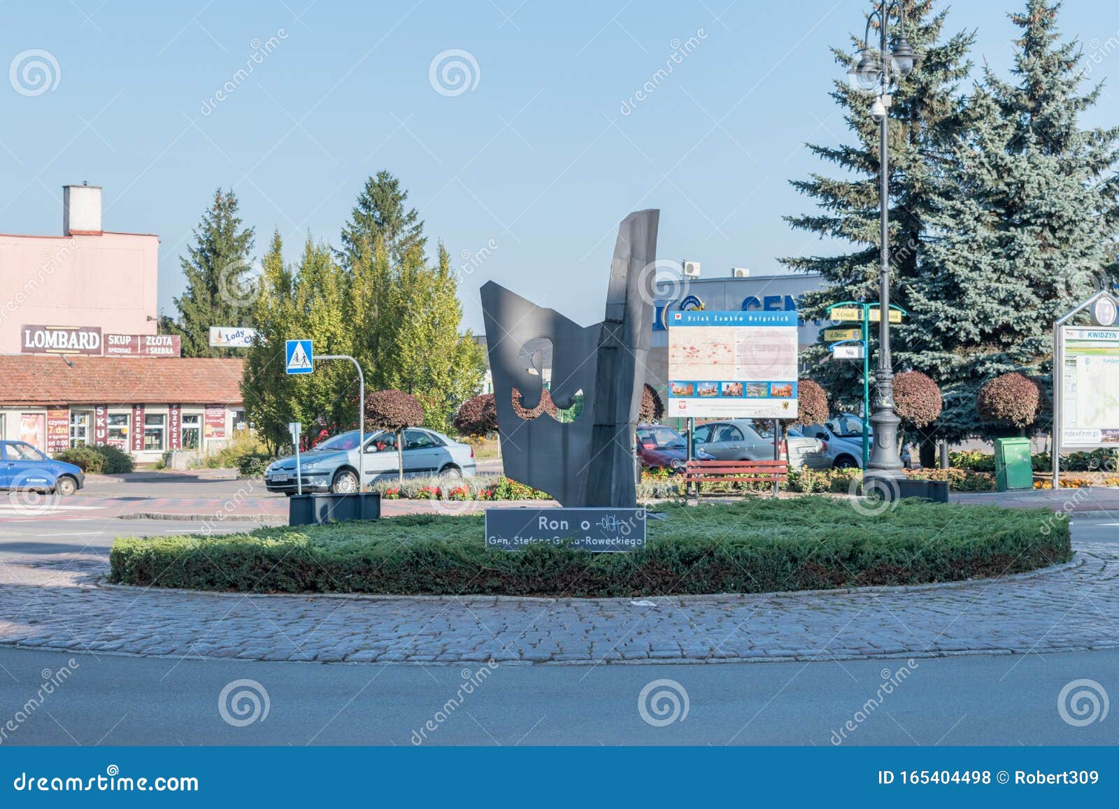 General Grot Stefan Rowecki Roundabout Editorial Stock Photo - Image of ...