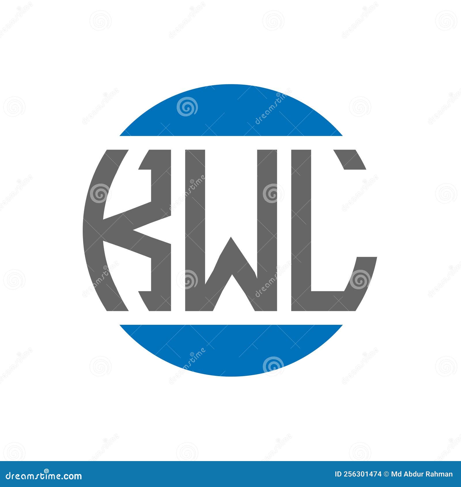 KWL Letter Logo Design on White Background. KWL Creative Initials ...