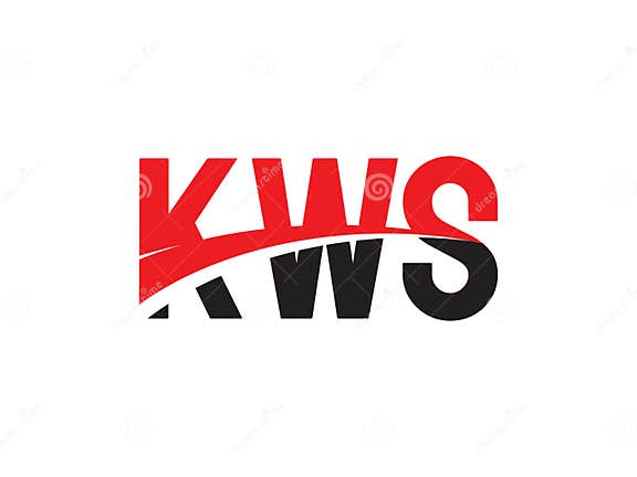 KWS Letter Initial Logo Design Stock Vector - Illustration of style ...