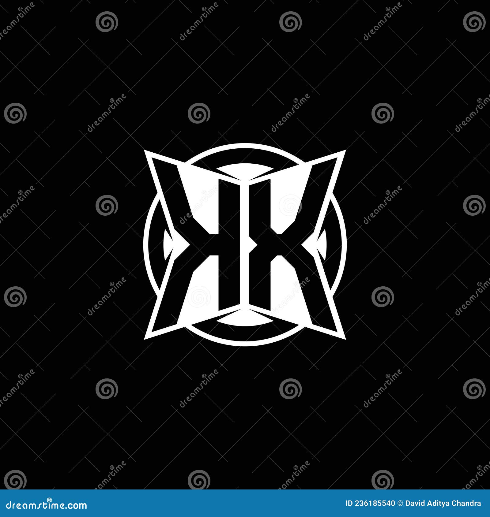 KX Logo Monogram Design Template Stock Vector - Illustration of elegant ...