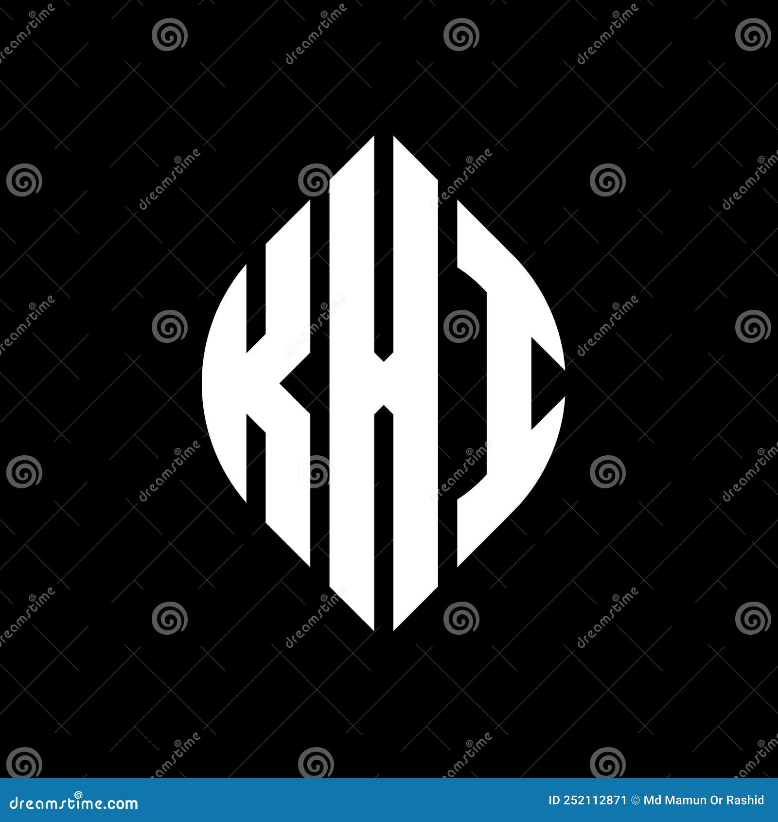 KXI Circle Letter Logo Design with Circle and Ellipse Shape. KXI ...