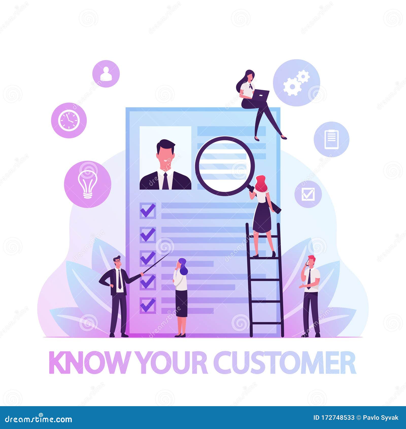 KYC or Know Your Customer Concept, Process of Business Verifying of ...