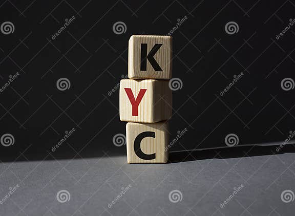KYC - Know Your Customer. Wooden Cubes with Word KYC. Beautiful Grey ... KYC - Know Your Customer. Wooden Cubes with Word KYC. Beautiful Grey ...