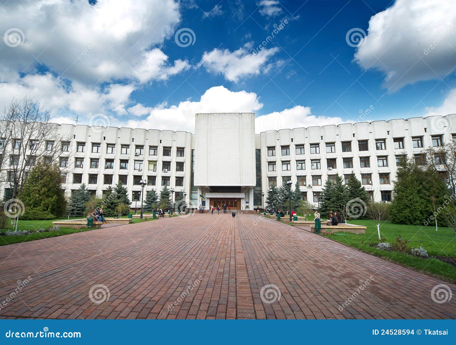 National University Tower Facade In Pasay, Philippines Editorial Image ...