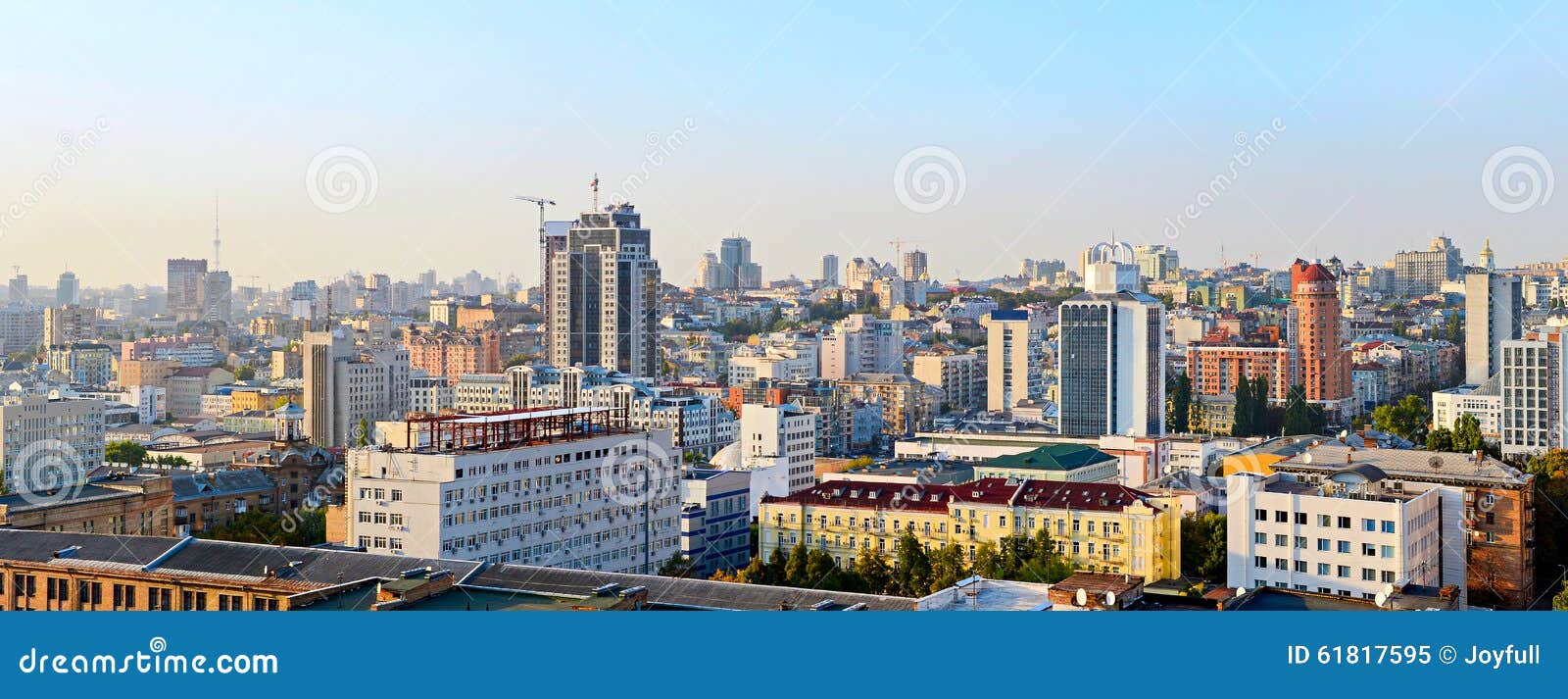 Kyiv skyline, Ukraine stock image. Image of construction - 61817595