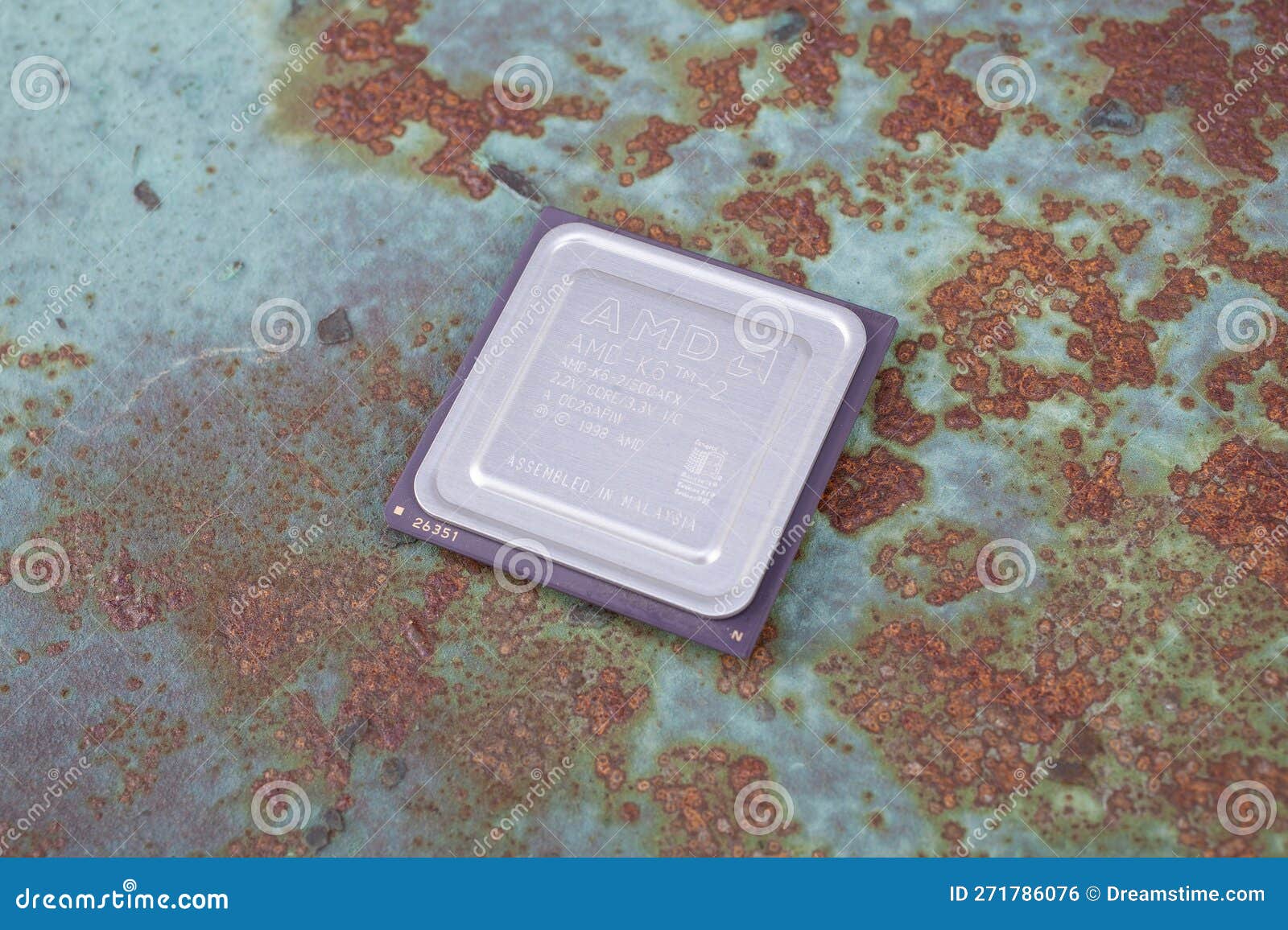 KYIV, UKRAINE - April 22, 2020. AMD K6 Processor Editorial Photo ...