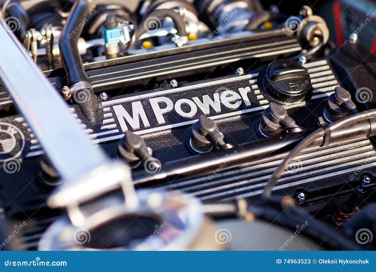 Kyiv, Ukraine - 23 APRIL, 2016: BMW M6 E24 Engine - S38b35 Editorial ...