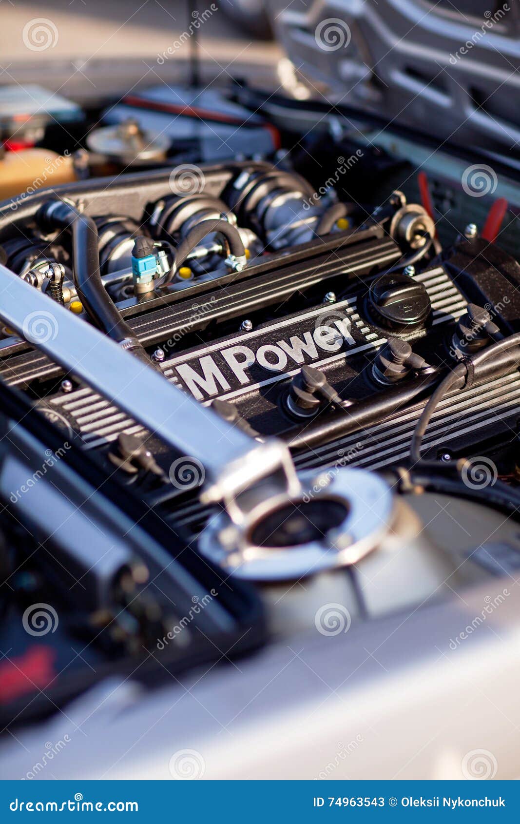 Kyiv, Ukraine - 23 APRIL, 2016: BMW M6 E24 Engine - S38b35 Editorial ...