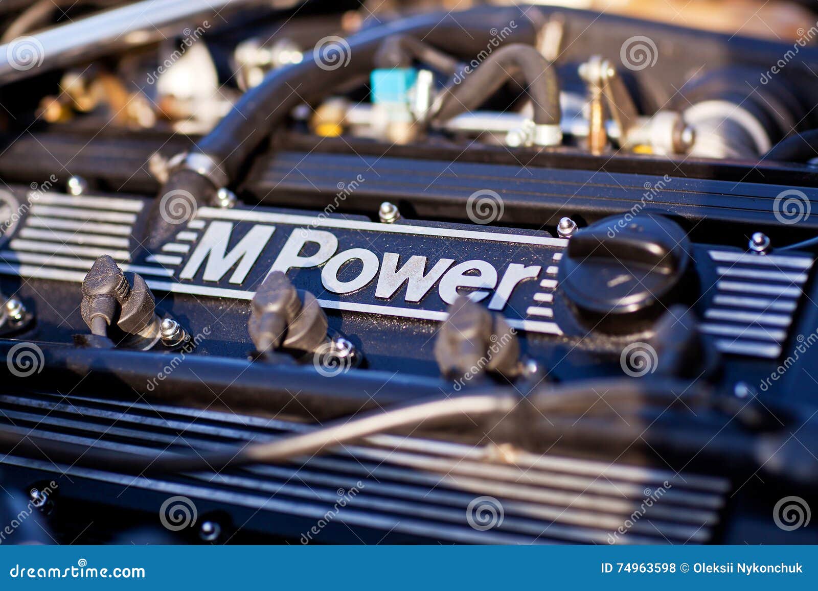 Kyiv, Ukraine - 23 APRIL, 2016: BMW M6 E24 Engine - S38b35 Editorial ...
