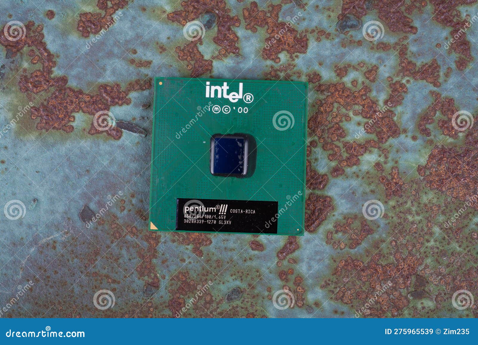 KYIV, UKRAINE - April 22, 2020. Intel Pentium III Processor Editorial ...