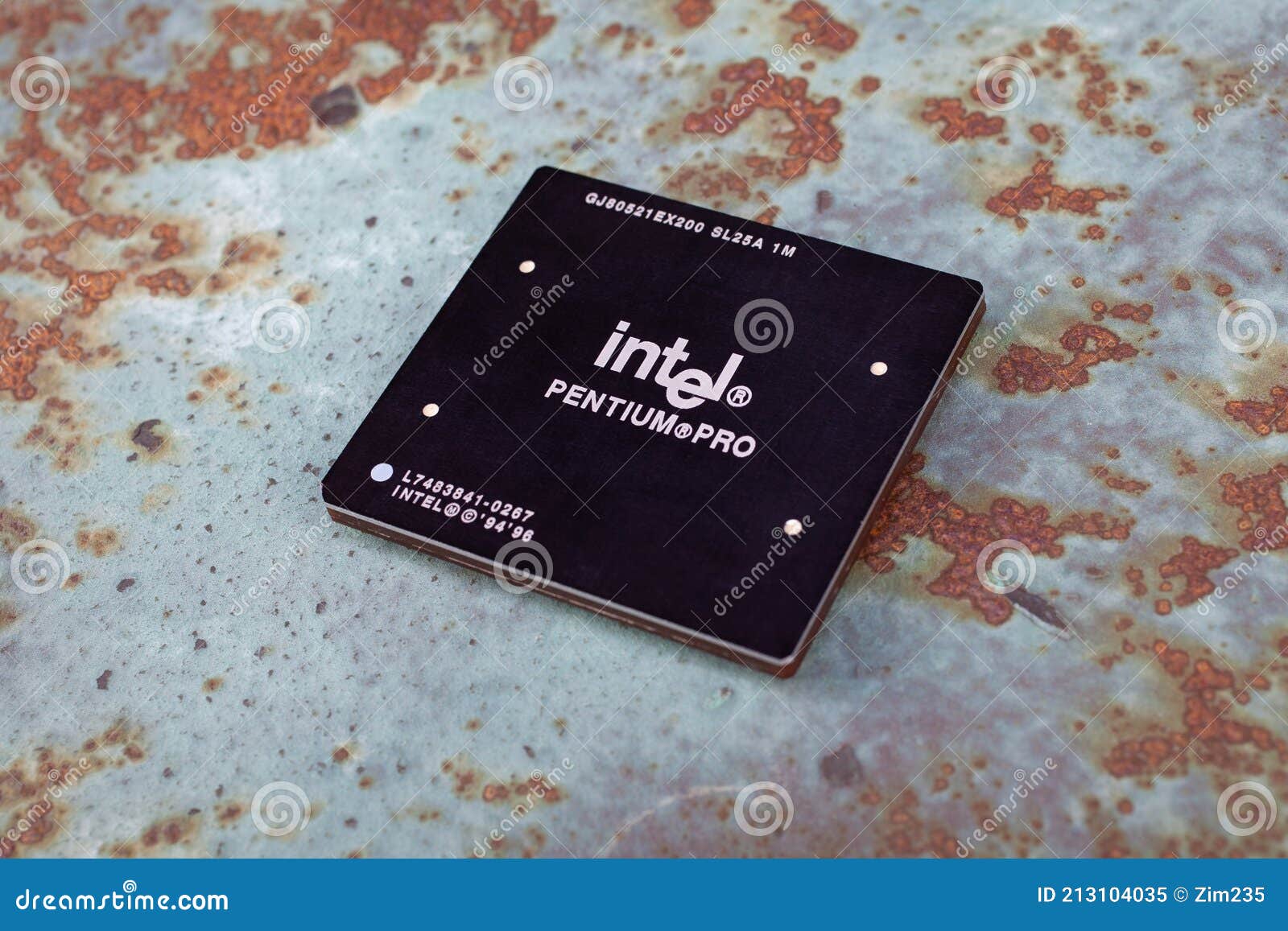 KYIV, UKRAINE - April 22, 2020. Intel Pentium Pro Processor Editorial ...