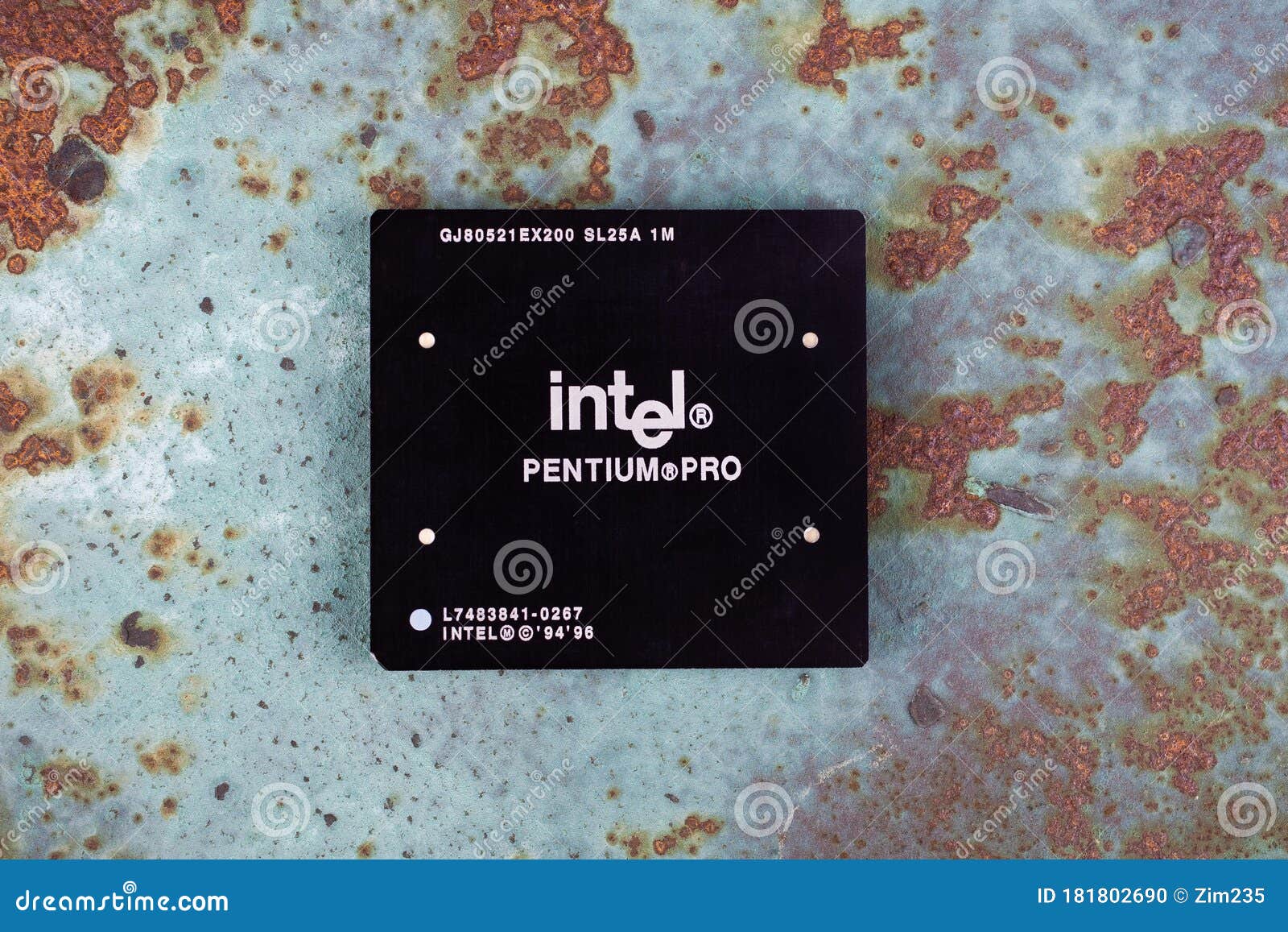 KYIV, UKRAINE - April 22, 2020. Intel Pentium Pro Processor Editorial ...