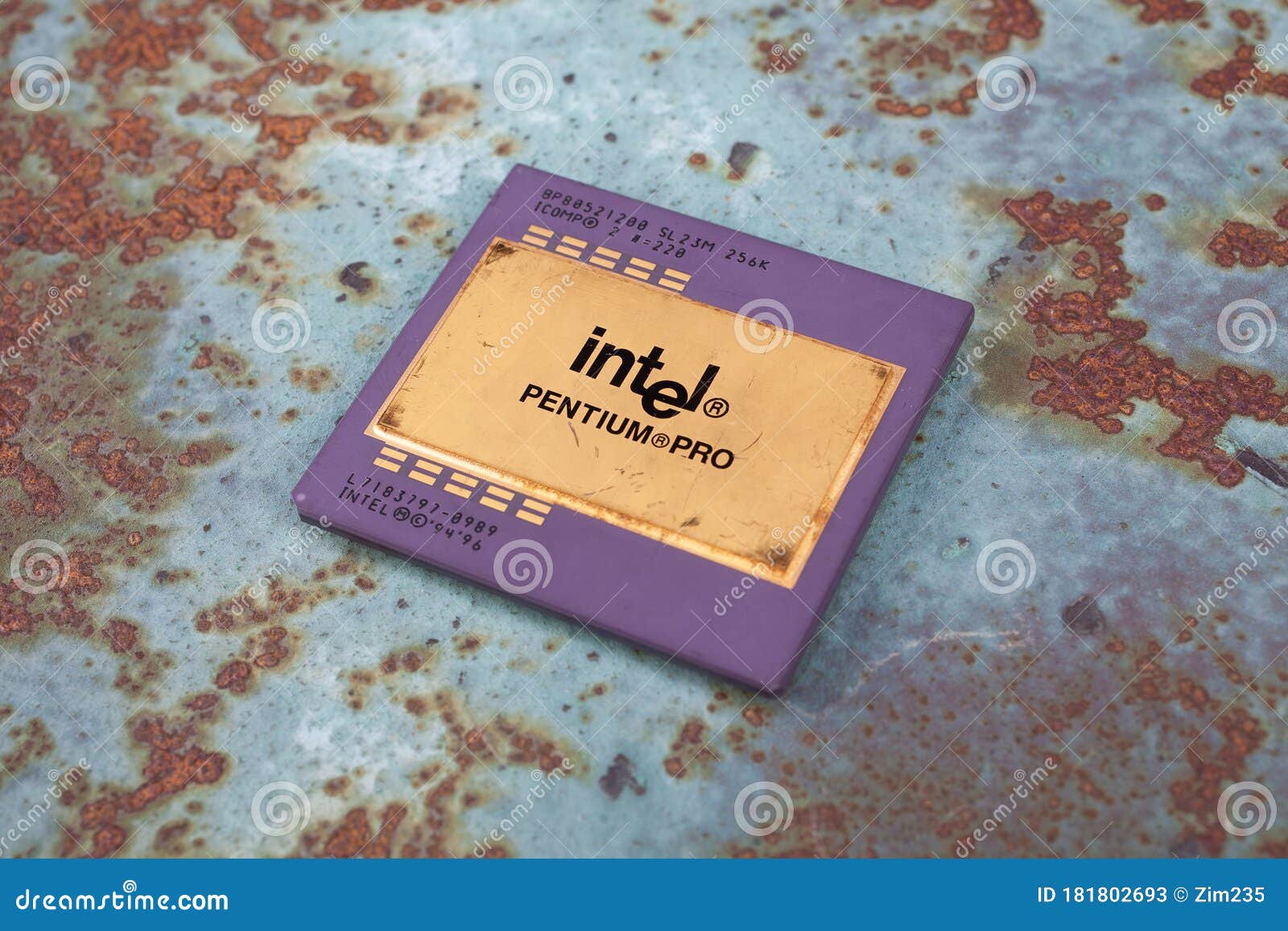 KYIV, UKRAINE - April 22, 2020. Intel Pentium Pro Processor Editorial ...