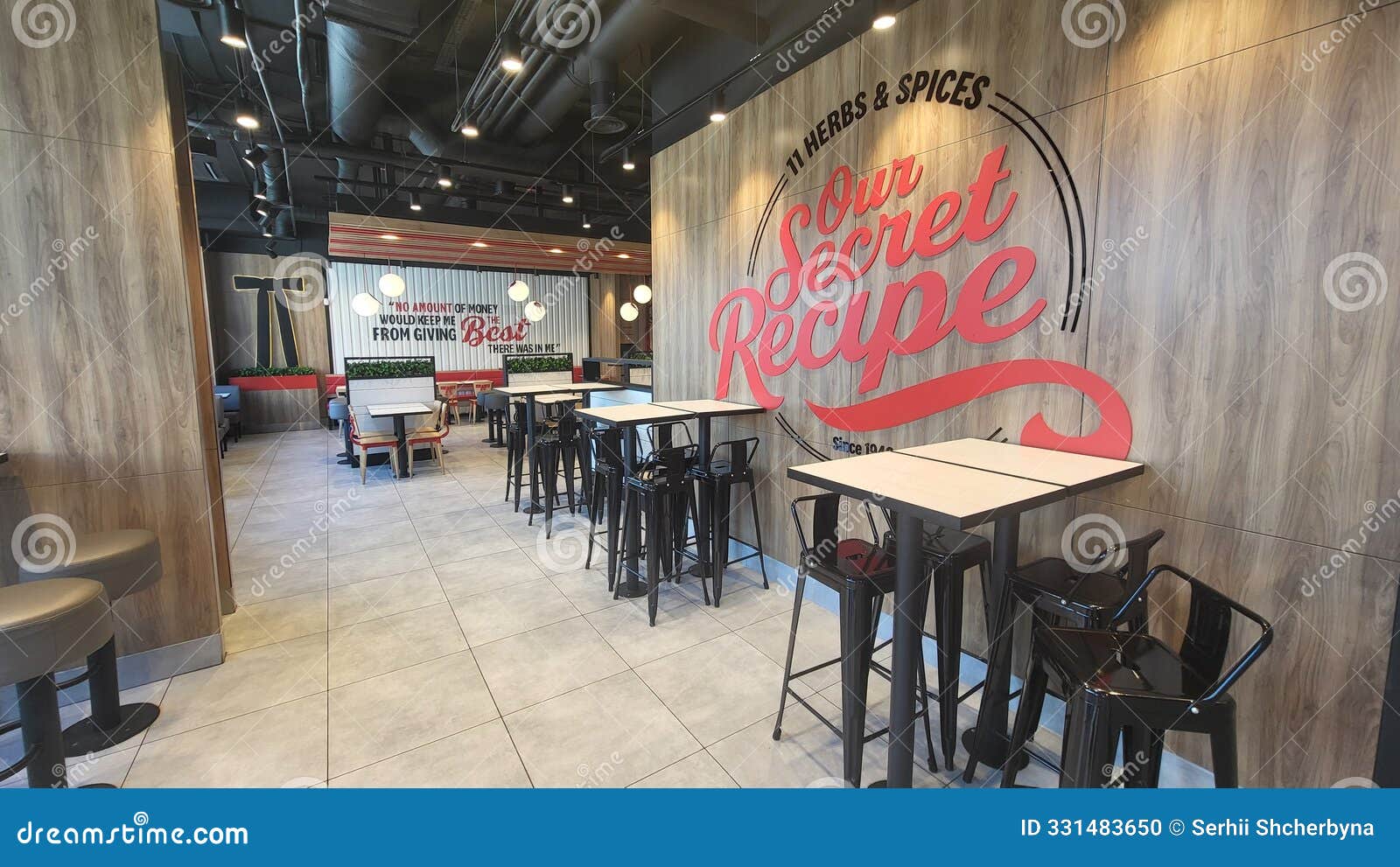 Kyiv, Ukraine August 19, 2024: View Inside the KFC Restaurant ...