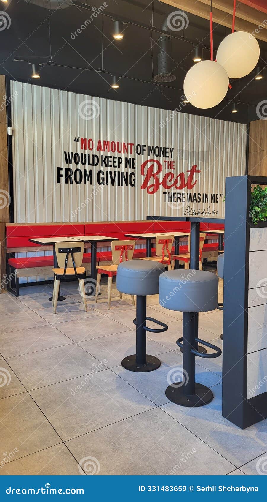 Kyiv, Ukraine August 19, 2024: View Inside the KFC Restaurant ...