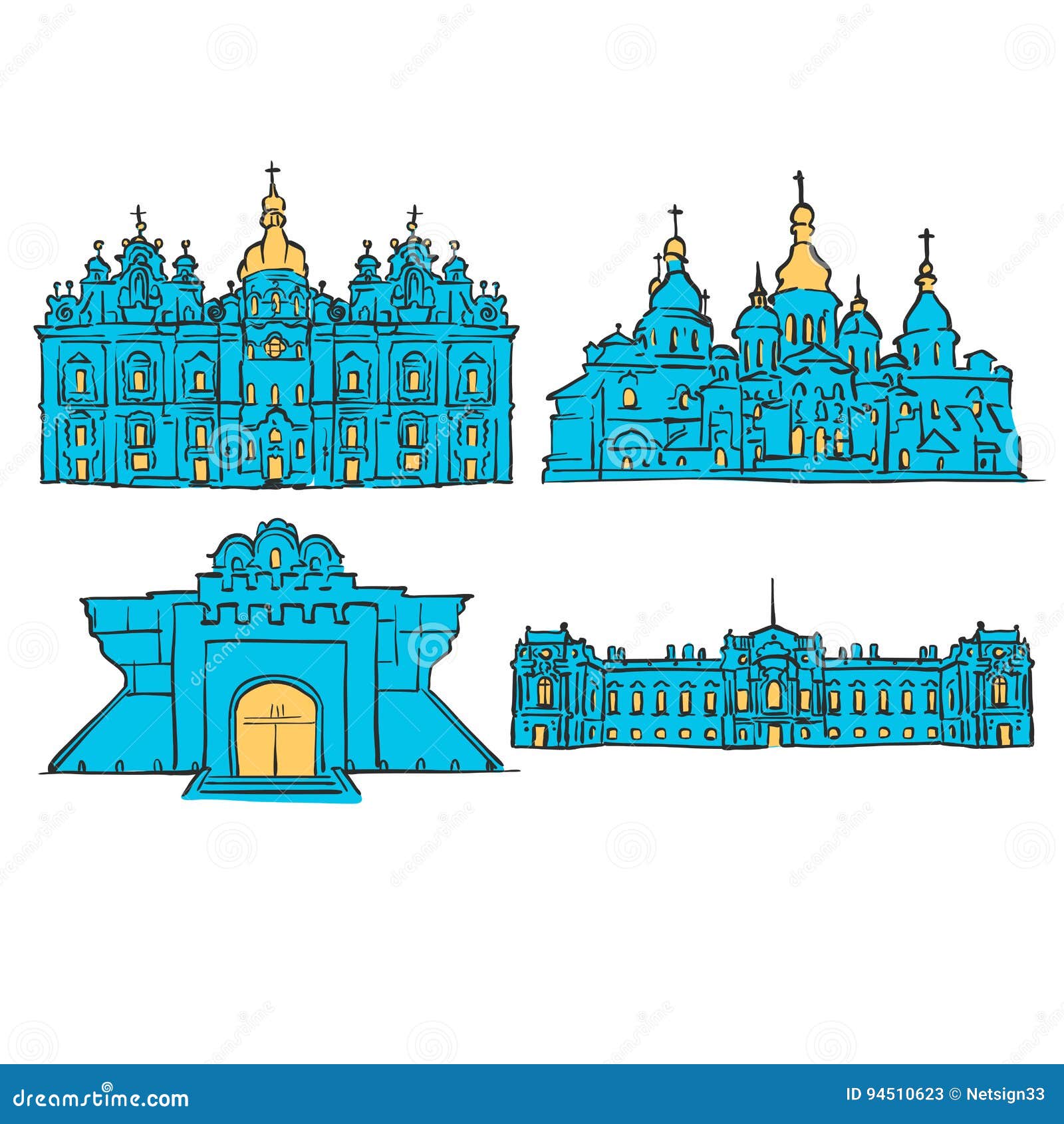 Ukraine, Colored Country Subdivision, Political Map Cartoon Vector ...