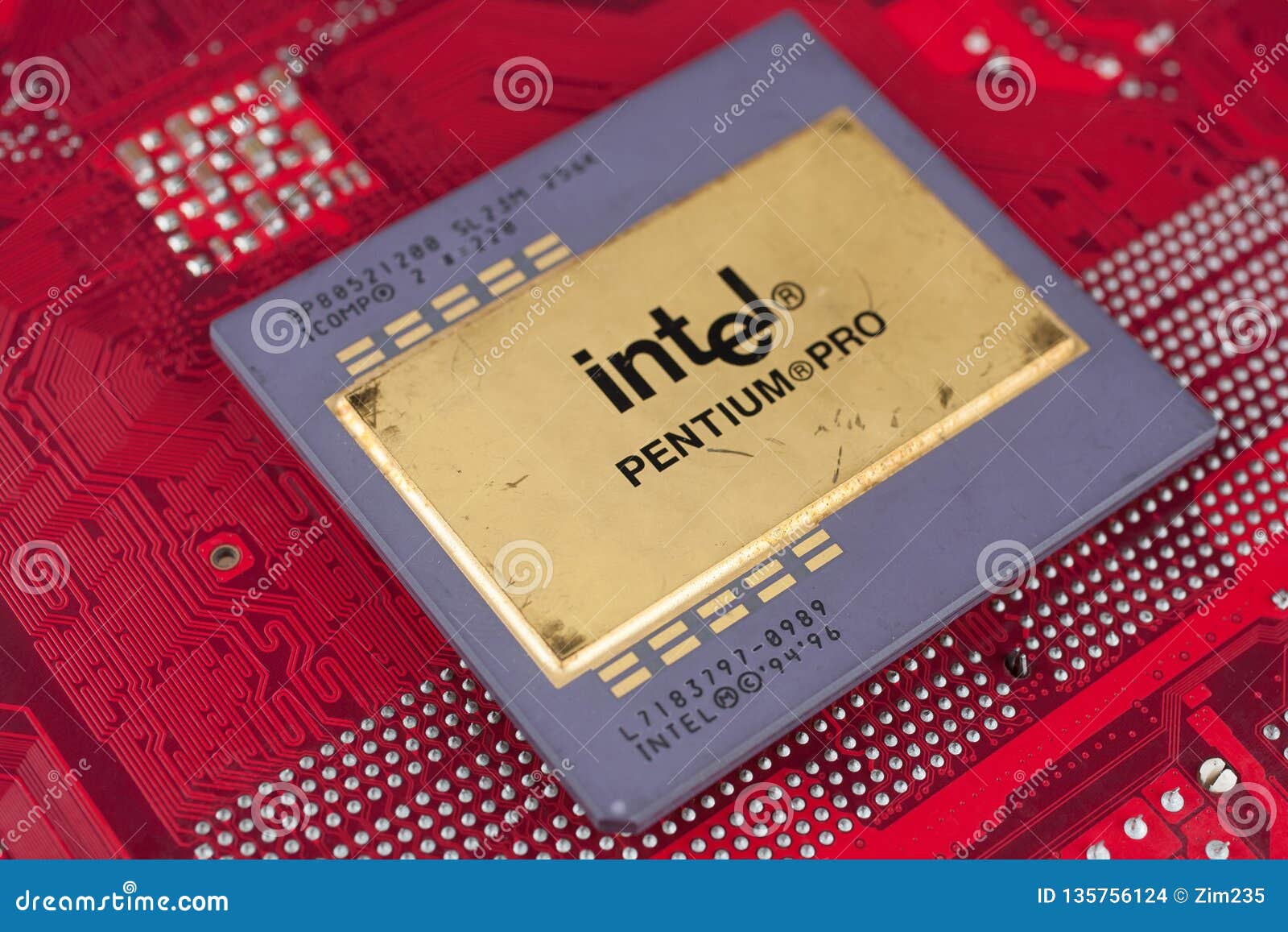 KYIV, UKRAINE - July 28, 2018. Intel Pentium Pro Processor Editorial ...