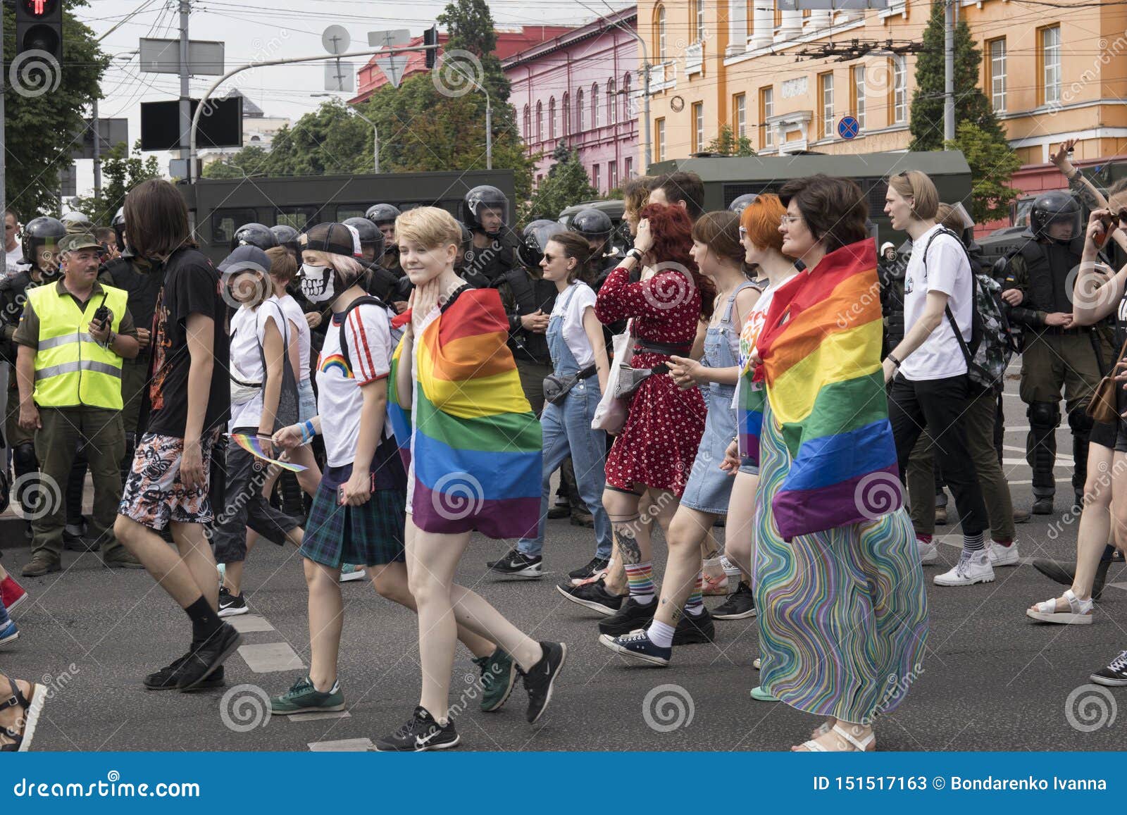 Kyiv Ukraine June 23 2019 The Annual Pride Parade Lgbt Editorial