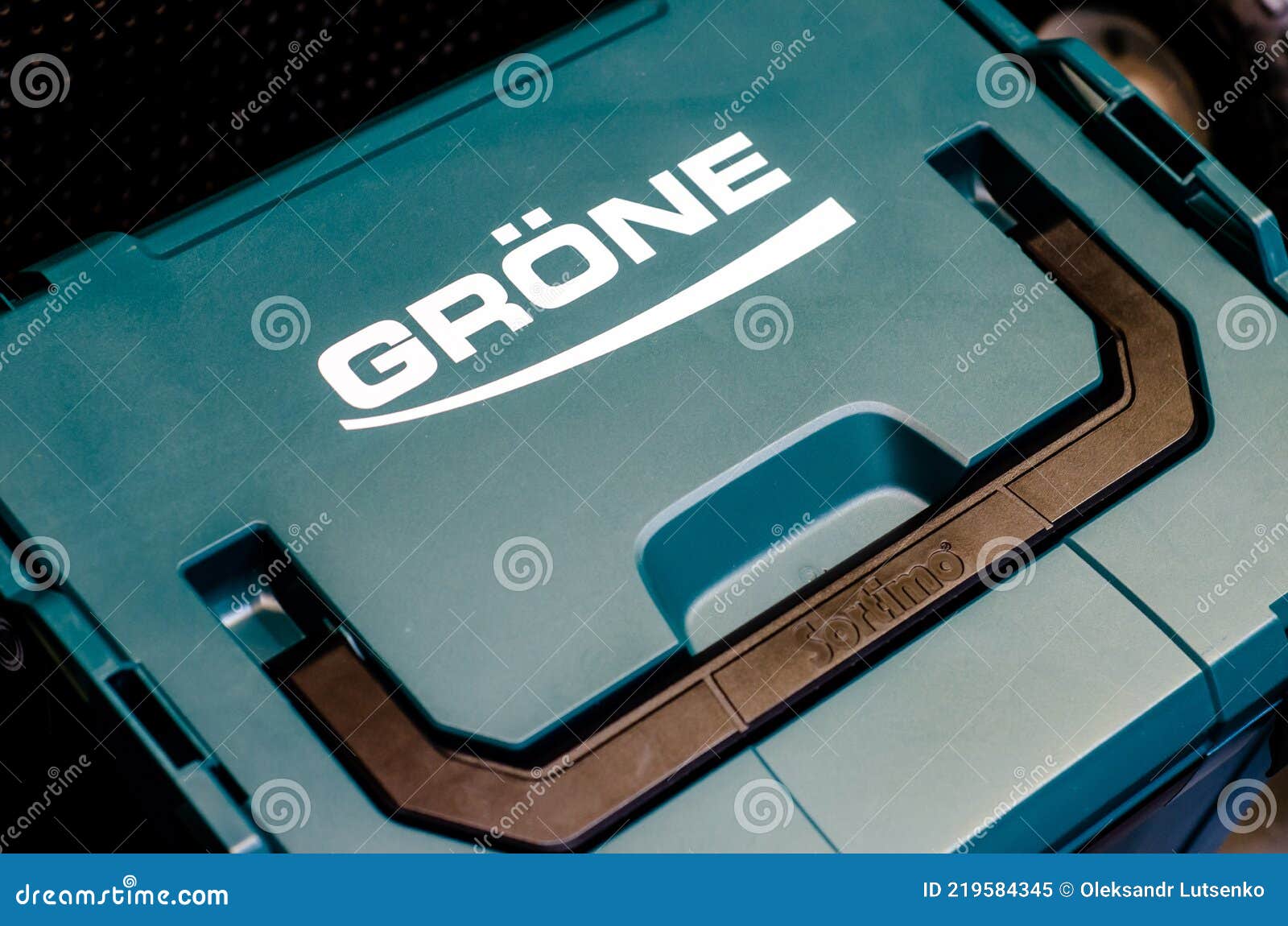 Kyiv, Ukraine - May 18, 2021: GrÃ¶ne Sortimo Tool Storage Case ...
