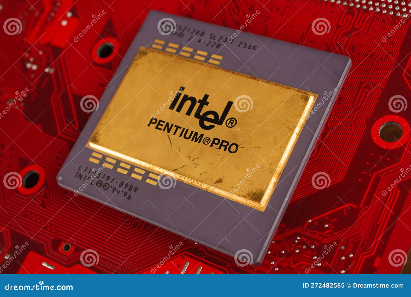 KYIV, UKRAINE - May 8, 2018. Intel Pentium Pro Processor Editorial ...