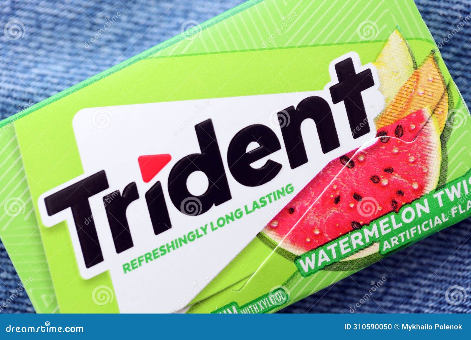 Kyiv Ukraine November 27 2023 Trident Chewing Gum Pack Trident Is