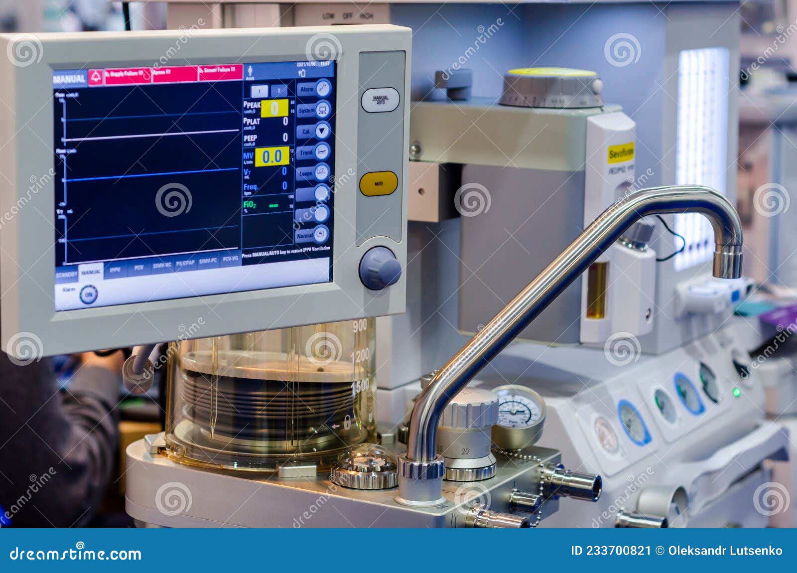 Anesthesia Machine At Hospital Operating Room Stock Photography ...