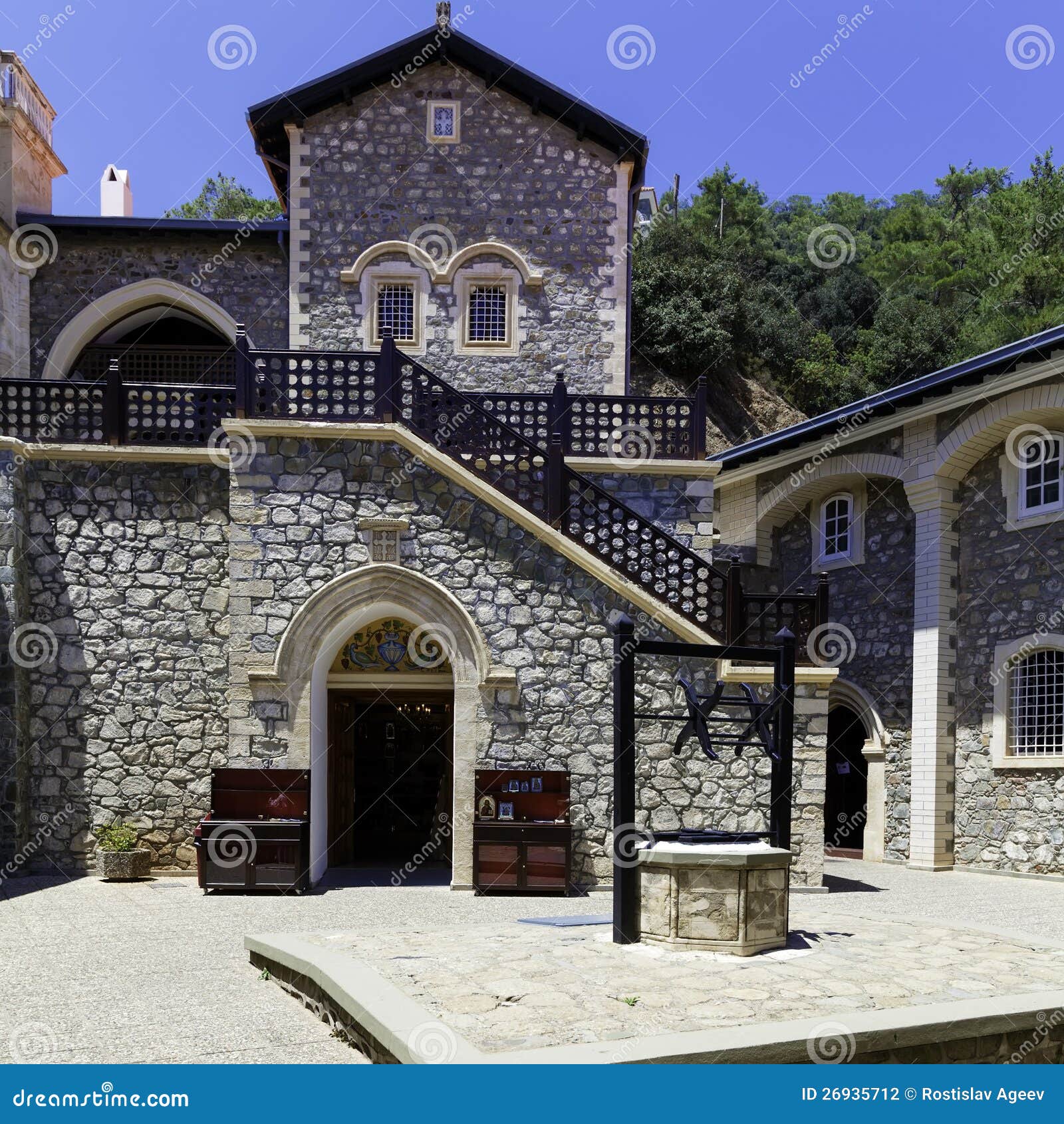 Kykkos Monastery, Cyprus stock photo. Image of christianity - 26935712