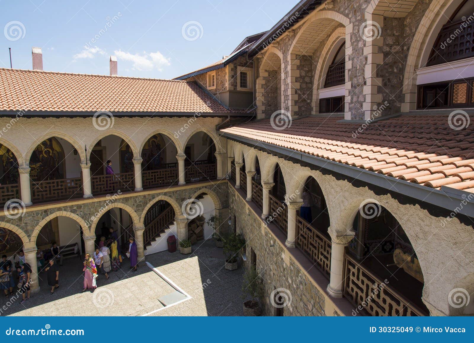 Kykkos monastry editorial stock image. Image of religious - 30325049