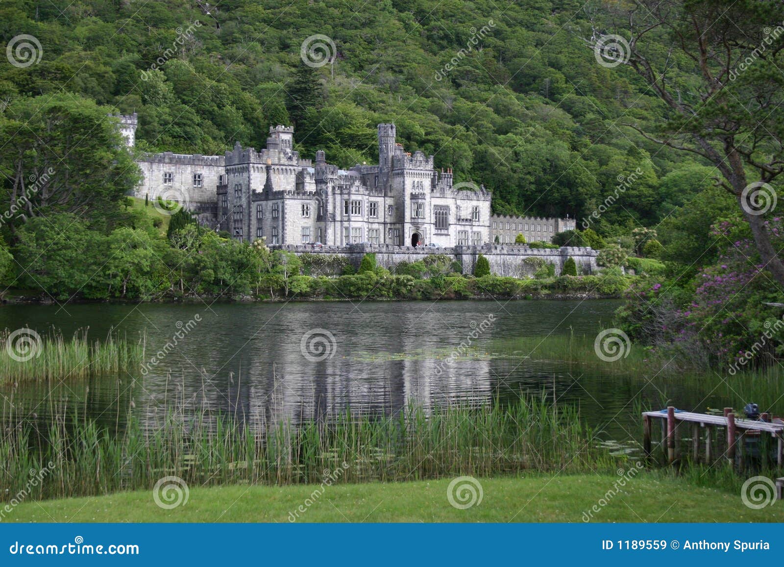 Kylemore Abbey editorial stock image. Image of religion - 1189559