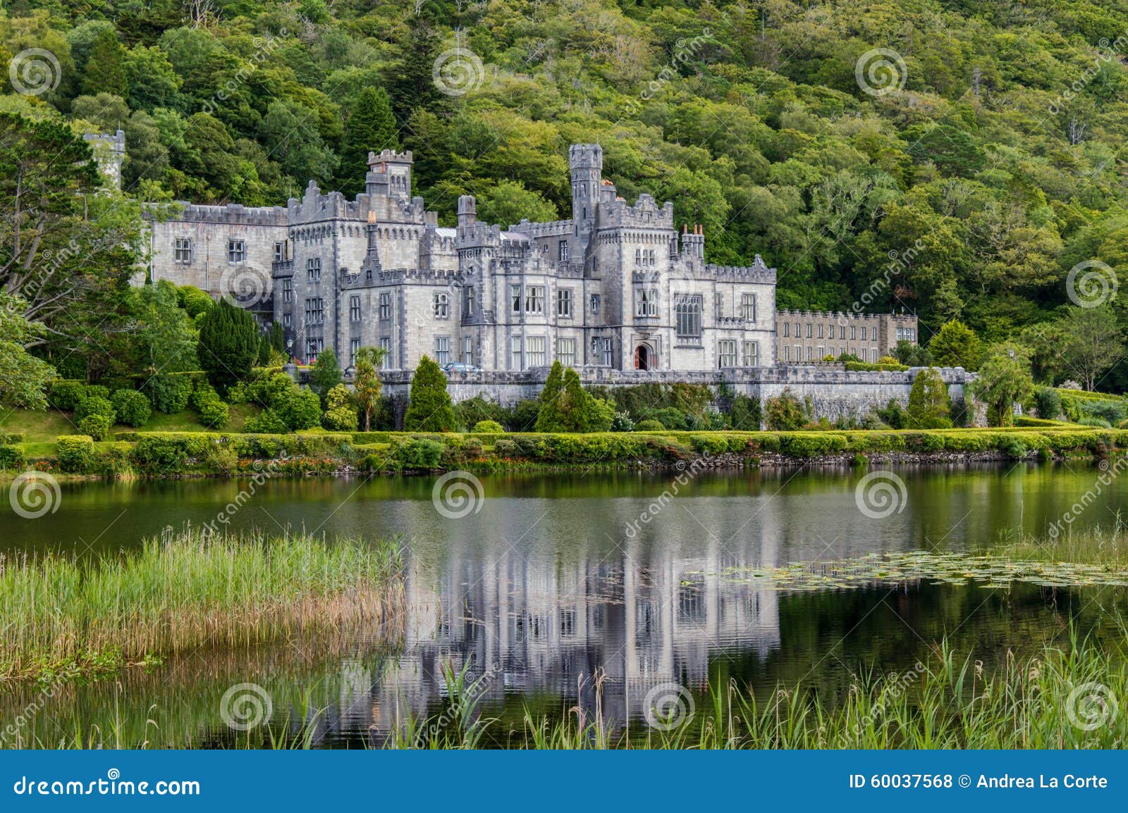 Kylemore Abbey, Ireland editorial stock photo. Image of outdoors - 60037568