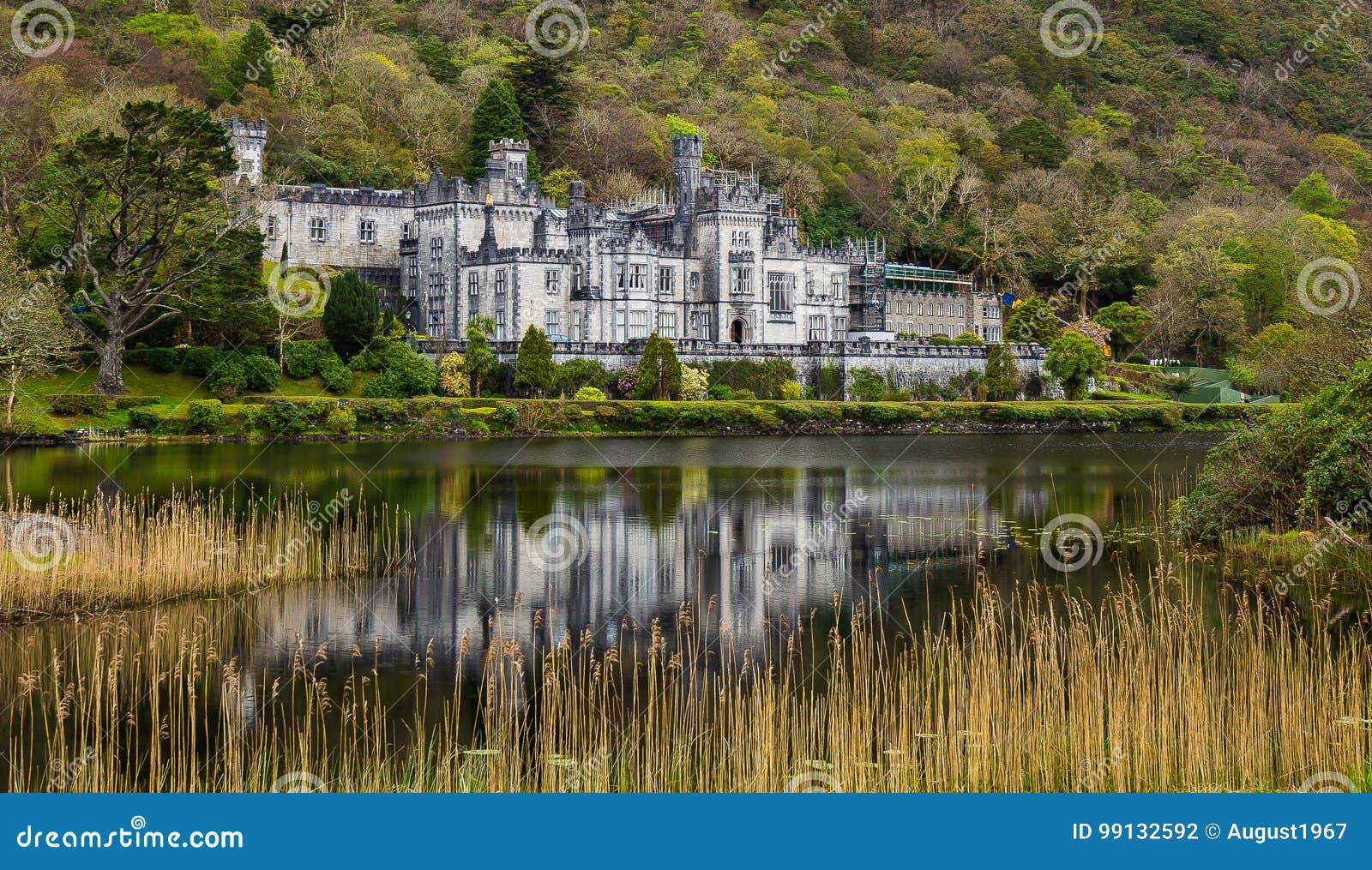 The kylemore abbey editorial photography. Image of ball - 99132592