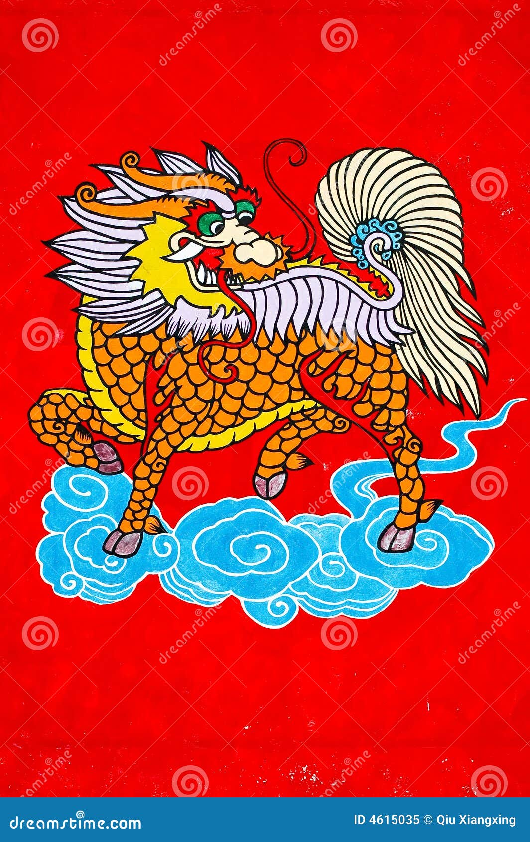 Kylin stock image. Image of rumorous, clouds, stratus - 4615035