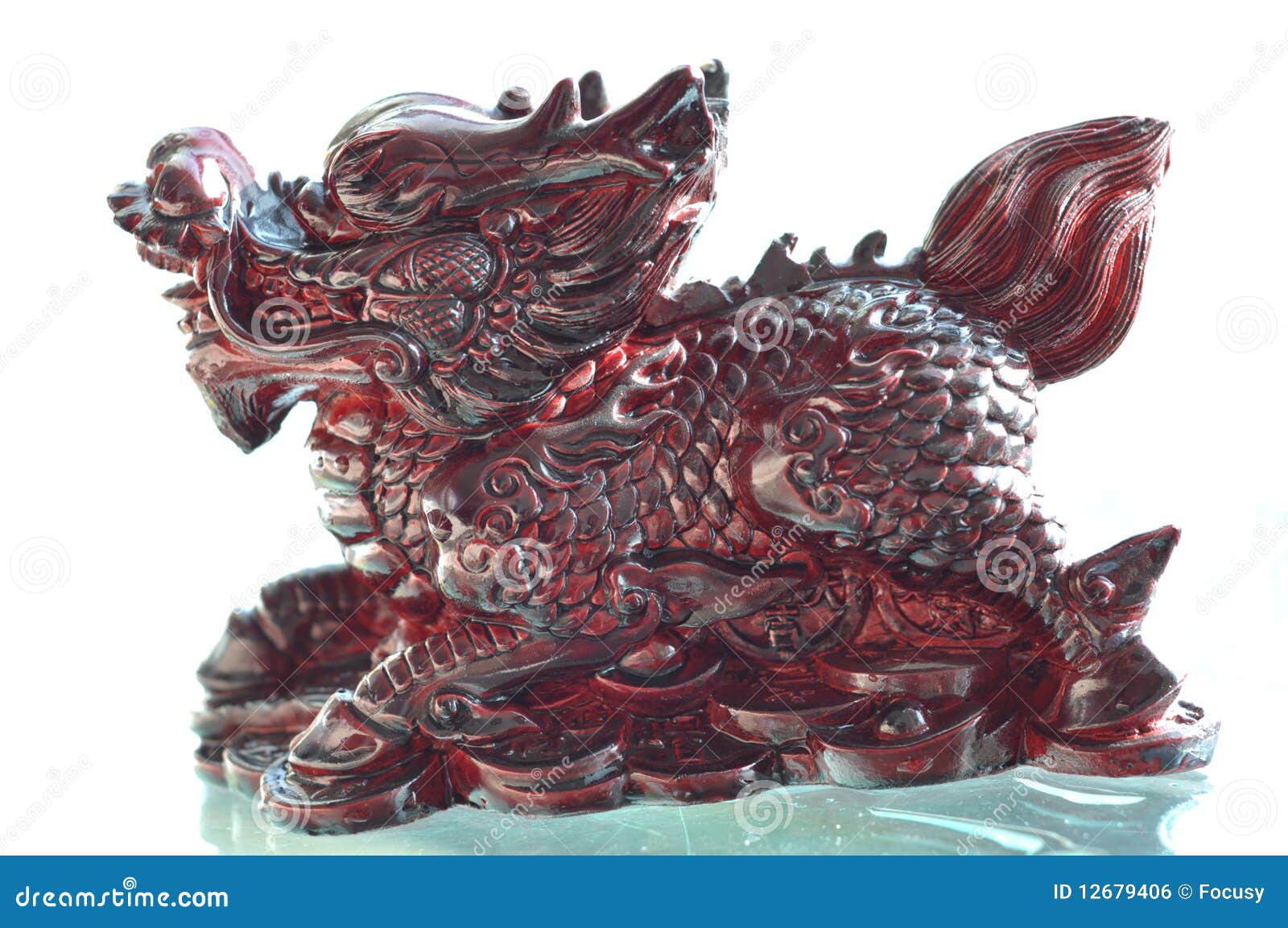 Kylin un unicornio chino foto de archivo. Imagen de claxon - 12679406