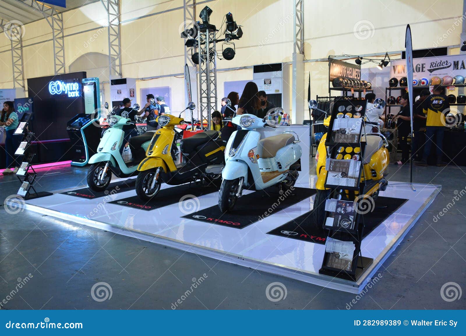 Kymco Like 125 At Makina Moto Show In Pasay, Philippines Editorial ...