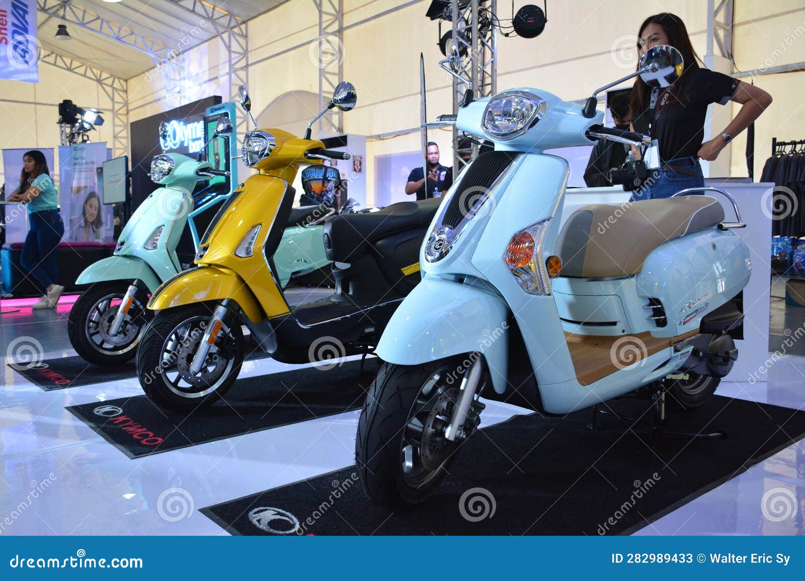 Kymco Like 125 At Makina Moto Show In Pasay, Philippines Editorial ...