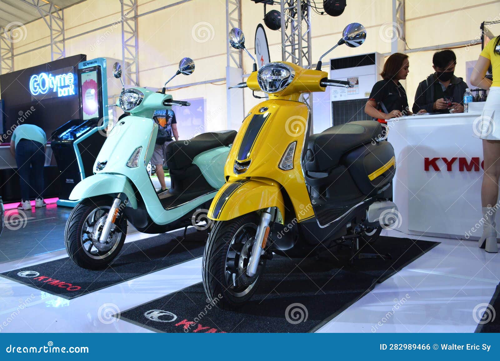 Kymco Like 125 At Makina Moto Show In Pasay, Philippines Editorial ...