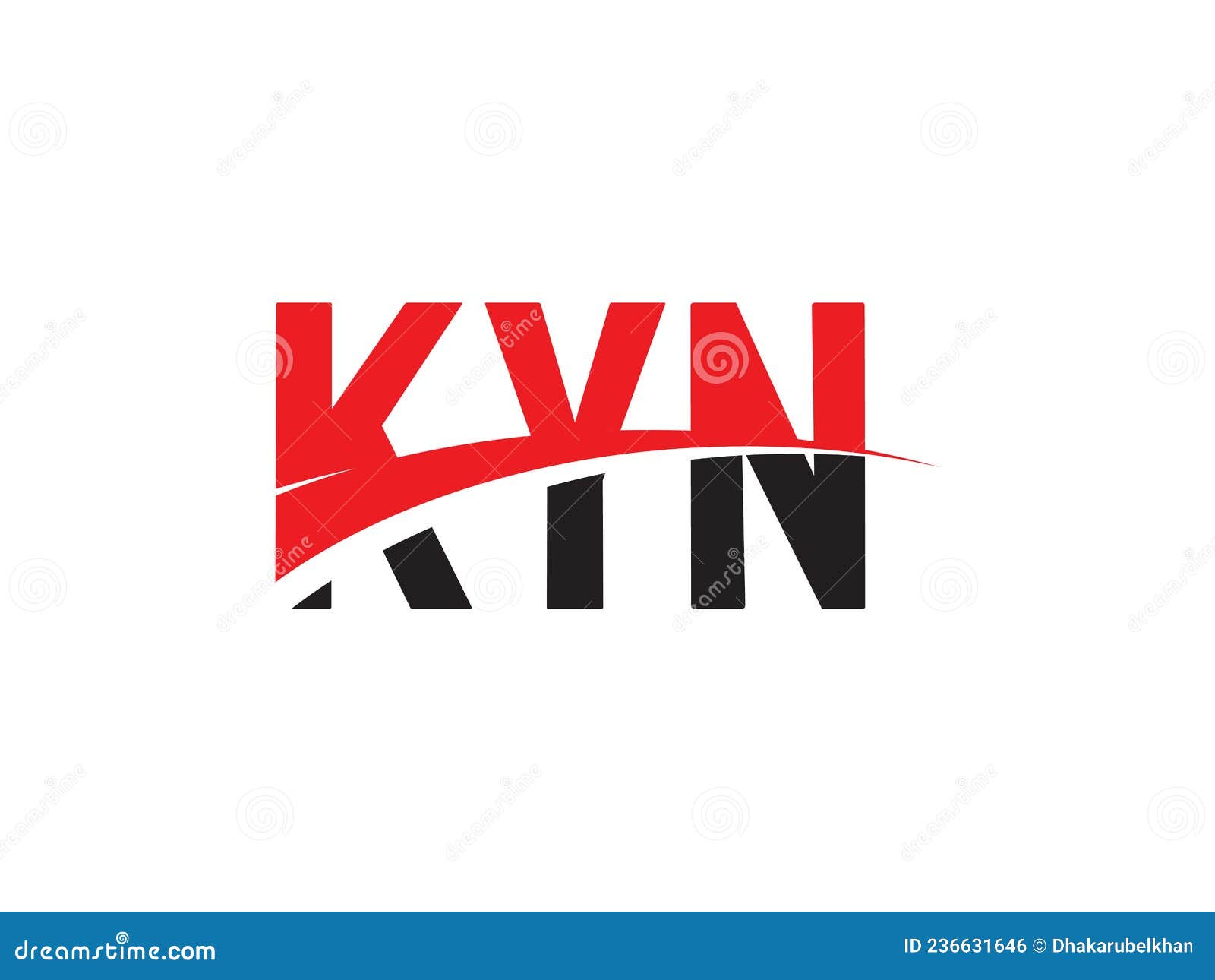 KYN Letter Initial Logo Design Stock Vector - Illustration of modern ...