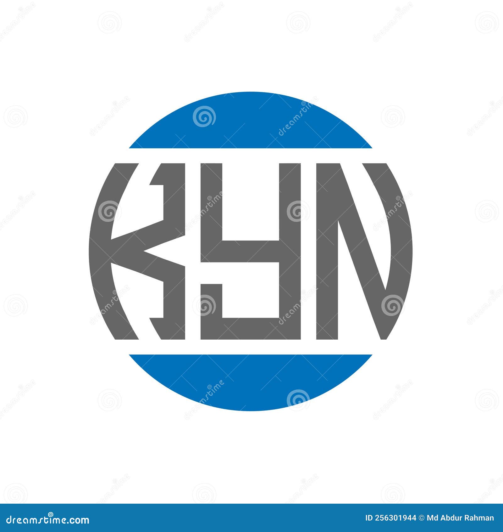 KYN Letter Logo Design on White Background. KYN Creative Initials ...