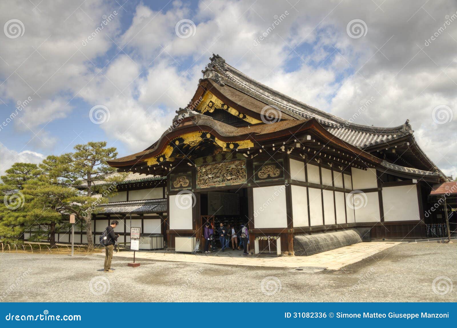 Kyoto, castillo de Nijo foto editorial. Imagen de viaje - 31082336